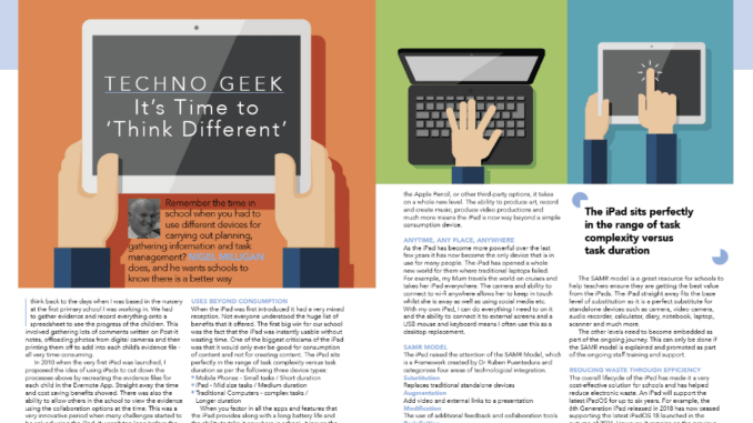 From the Mag: It’s Time to Think Different | Edexec